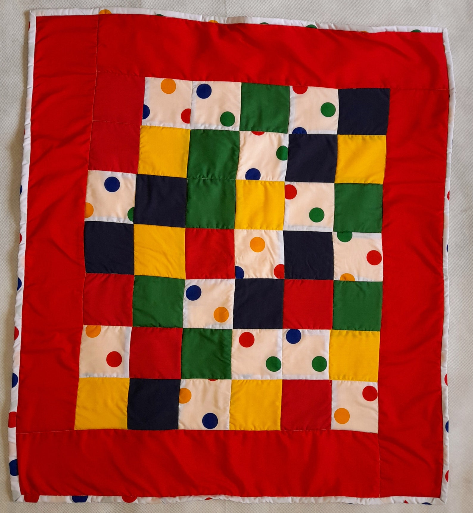 Children's Patchwork Blanket - Etsy