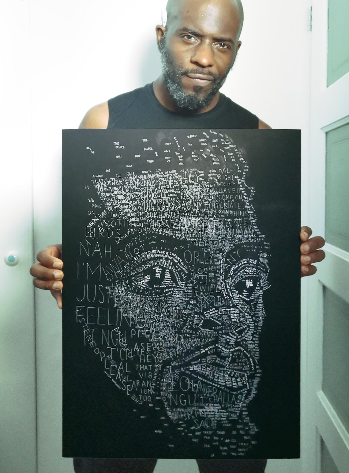 Chadwick Boseman Drawing - Etsy