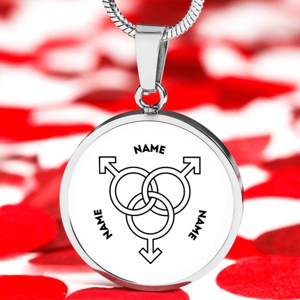 Throuple Necklace - Etsy