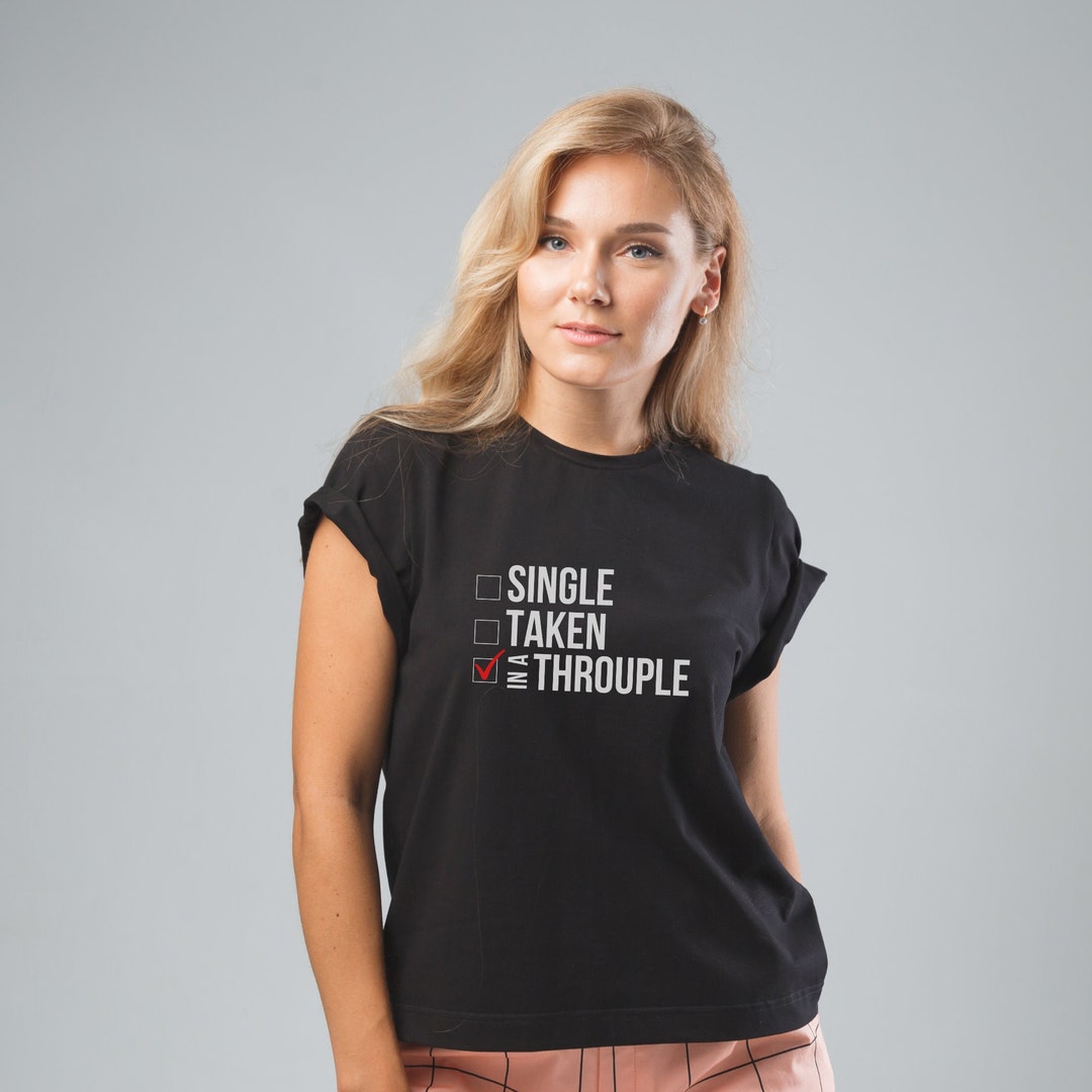 In A Throuple Relationship Polyamory Shirt Short-sleeve - Etsy