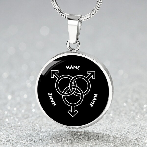 Throuple Necklace - Etsy