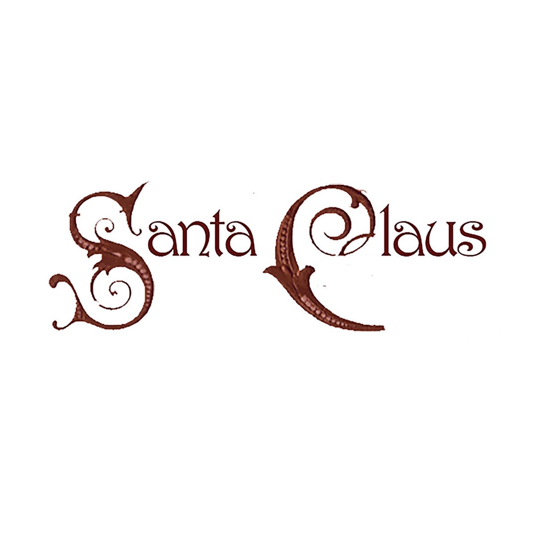 Santa Claus Signature - Etsy