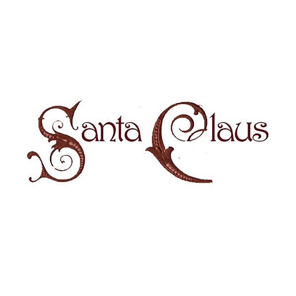 Santa Claus Signature - Etsy
