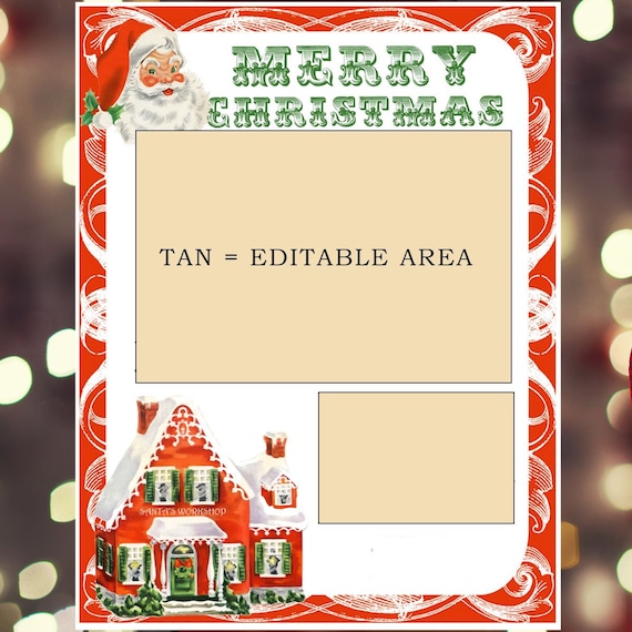 Santa Claus Page Border