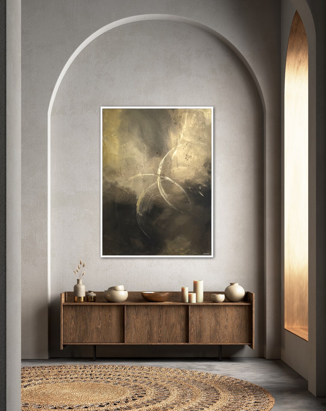 Unique Abstract Painting Created by Manila Pépé - Etsy
