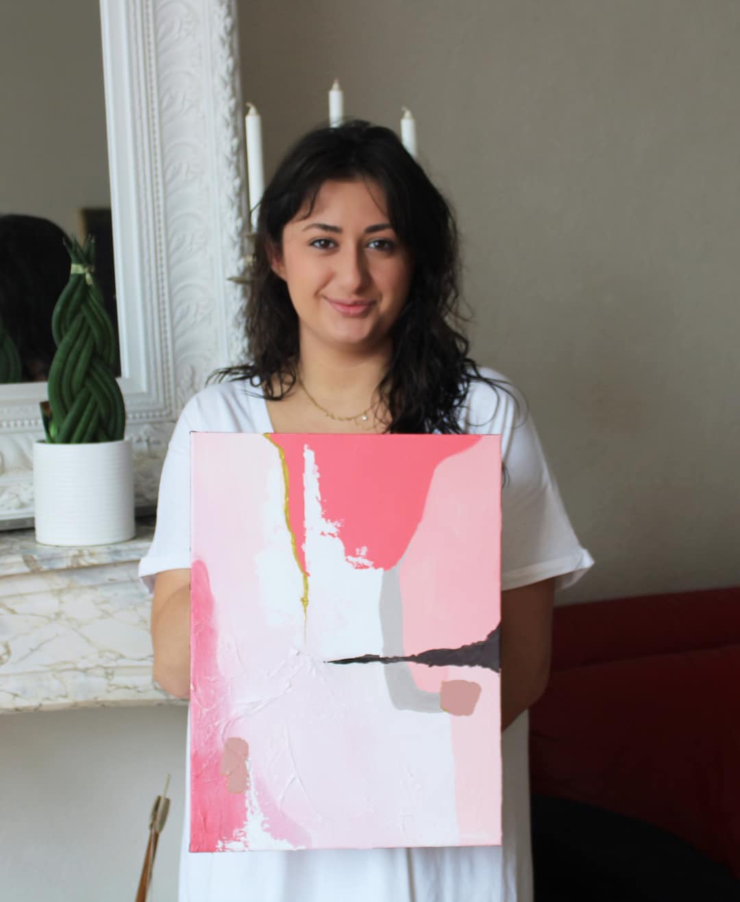 Unique Abstract Painting Created by Manila - Dimension - Etsy