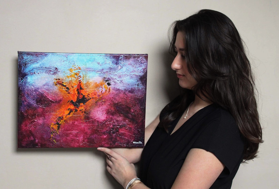 Unique Abstract Painting Created by Manila Essence - Etsy