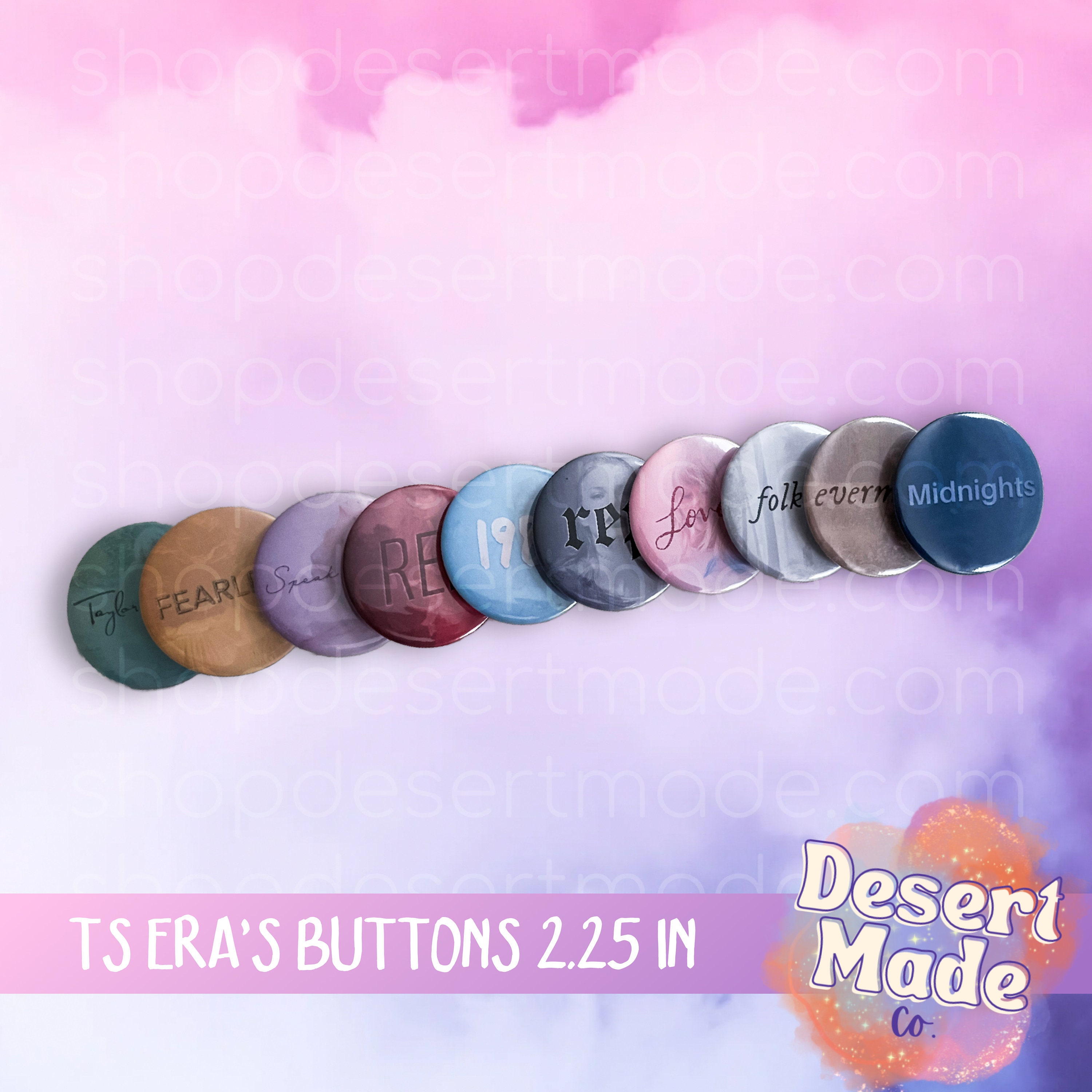 Taylor Swift Eras Buttons Swiftie Flair TS Pin-back Buttons Swiftie ...