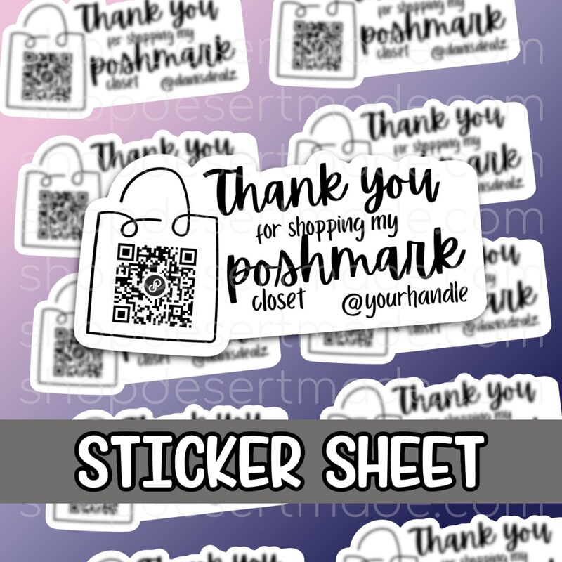 Poshmark Thank You Cards - Etsy