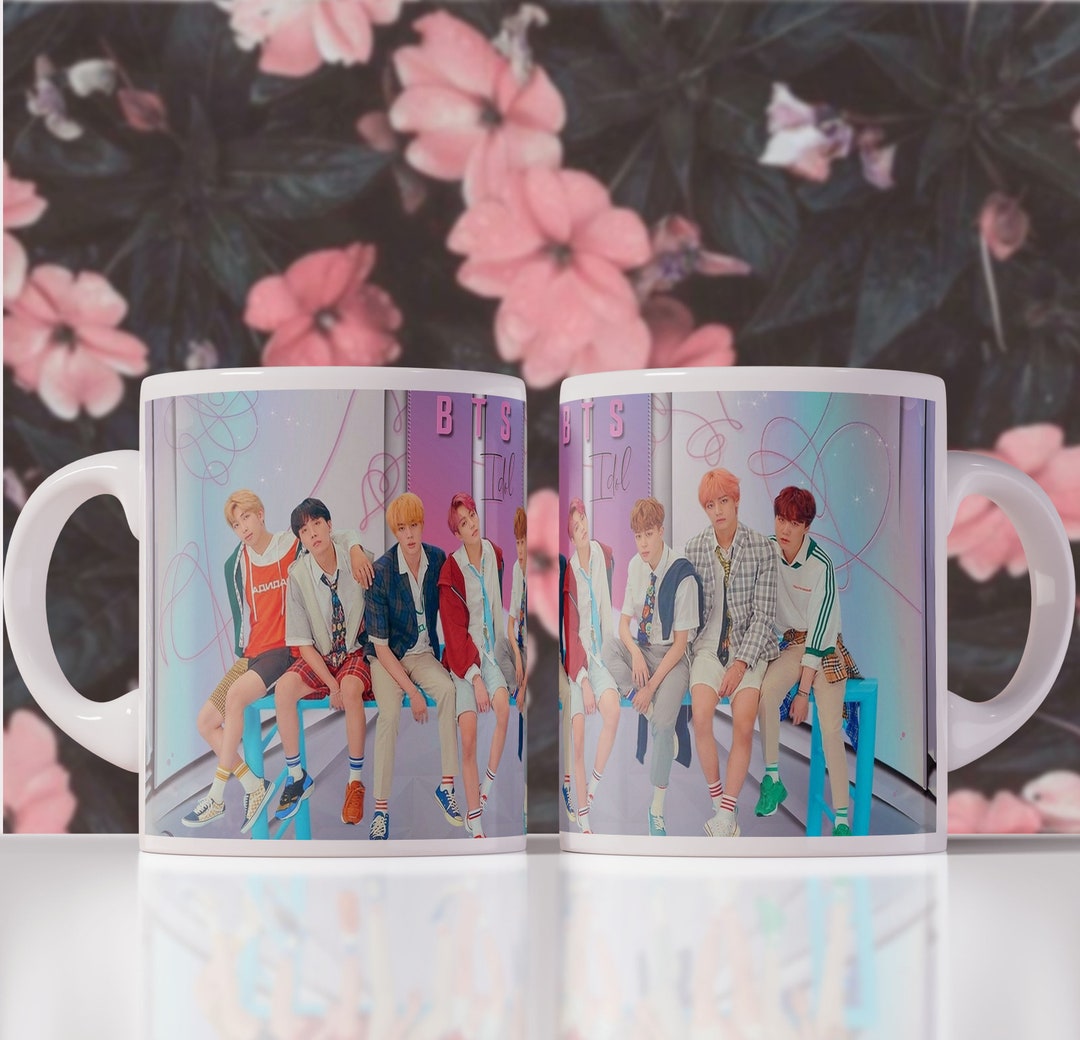 BTS Kpop Music Band Printed Coffee Cup for Army Fans Gift Ideas for Him ...