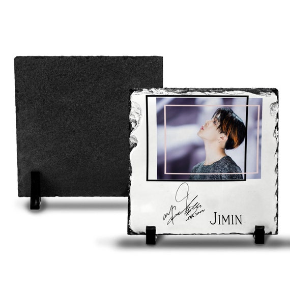 BTS Rock Slate Korean Boy Band Glossy Effect Real Slate Ideal - Etsy UK