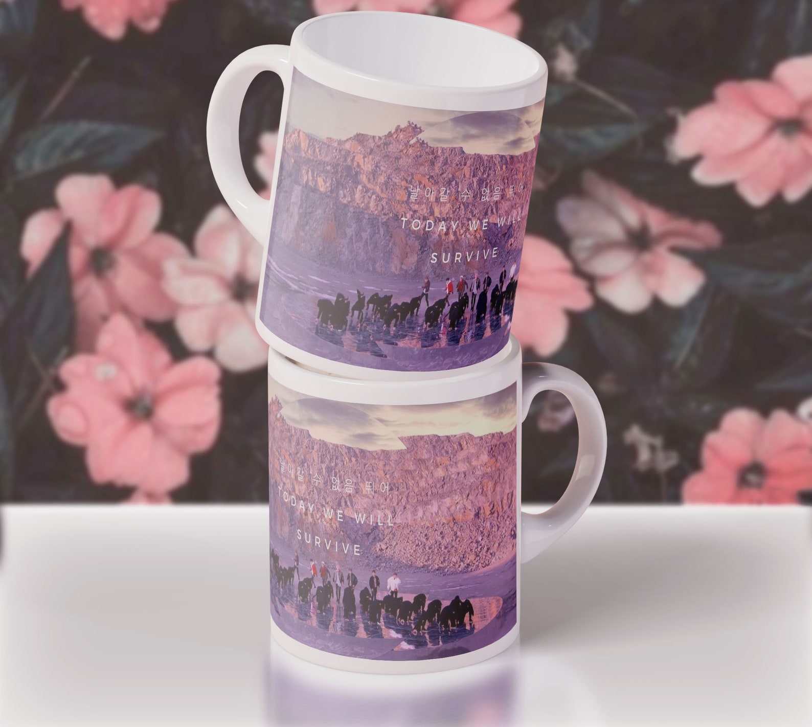 BTS Kpop Music Band Printed Coffee Cup for Army Fans Gift - Etsy