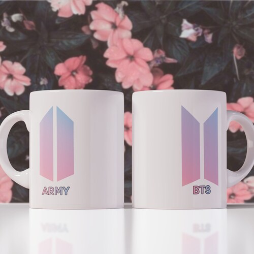 BTS Kpop Music Band Printed Coffee Cup for Army Fans Gift - Etsy