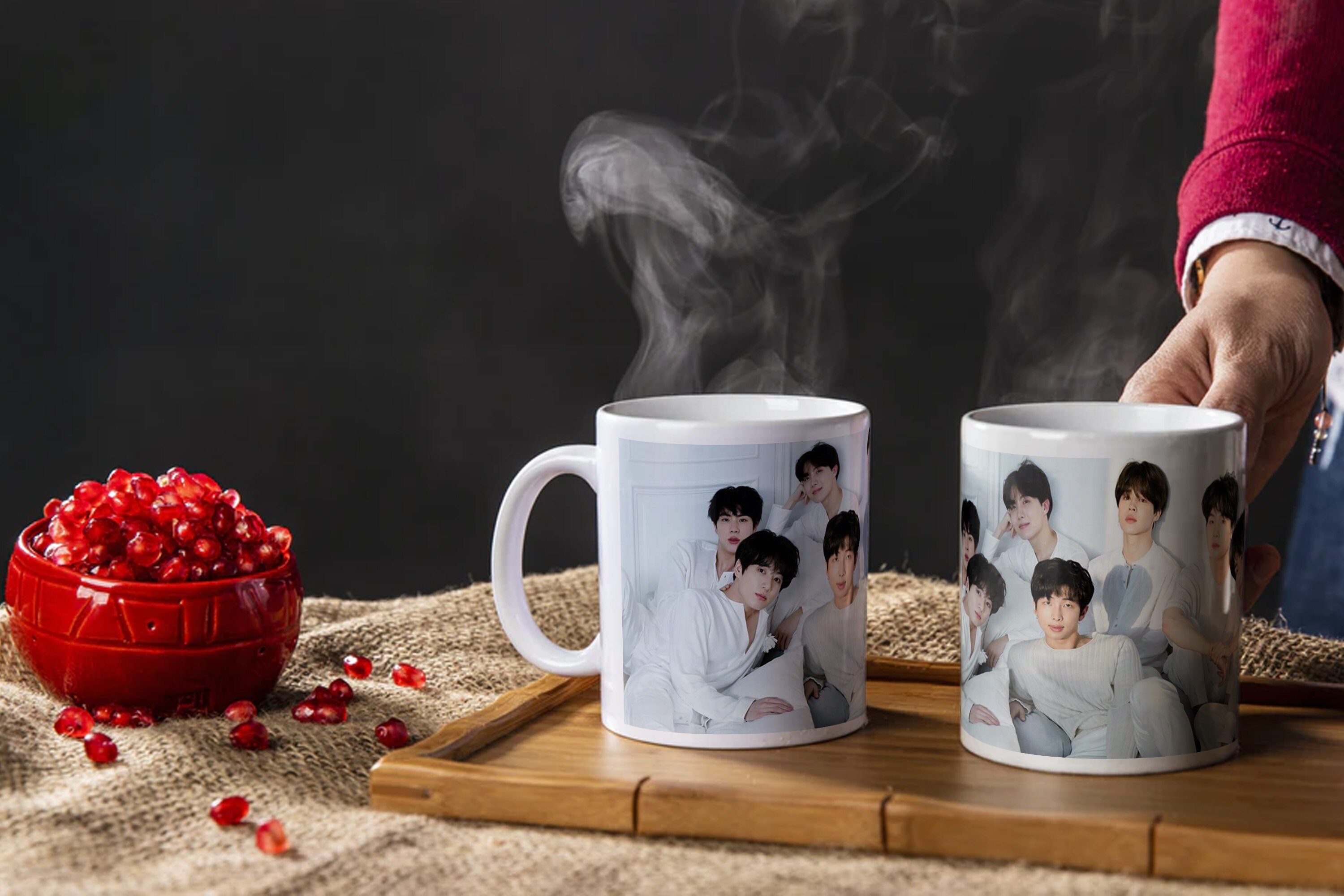 BTS Kpop Music Band Printed Coffee Cup for Army Fans Gift - Etsy