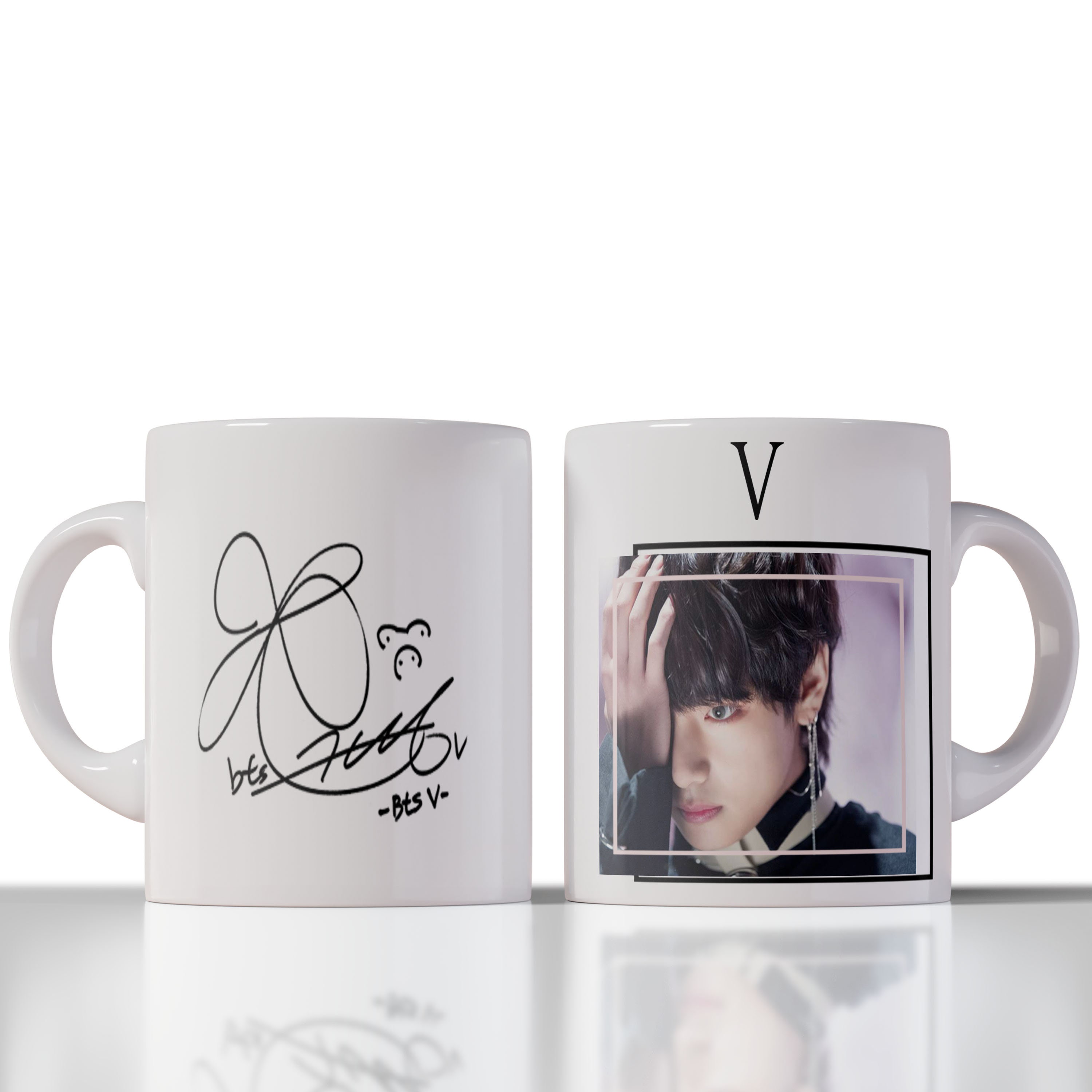 BTS Kpop Music Band Printed Coffee Cup for Army Fans Gift Ideas for Him ...