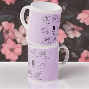 BTS Kpop Music Band Printed Coffee Cup for Army Fans Gift Ideas for Him ...