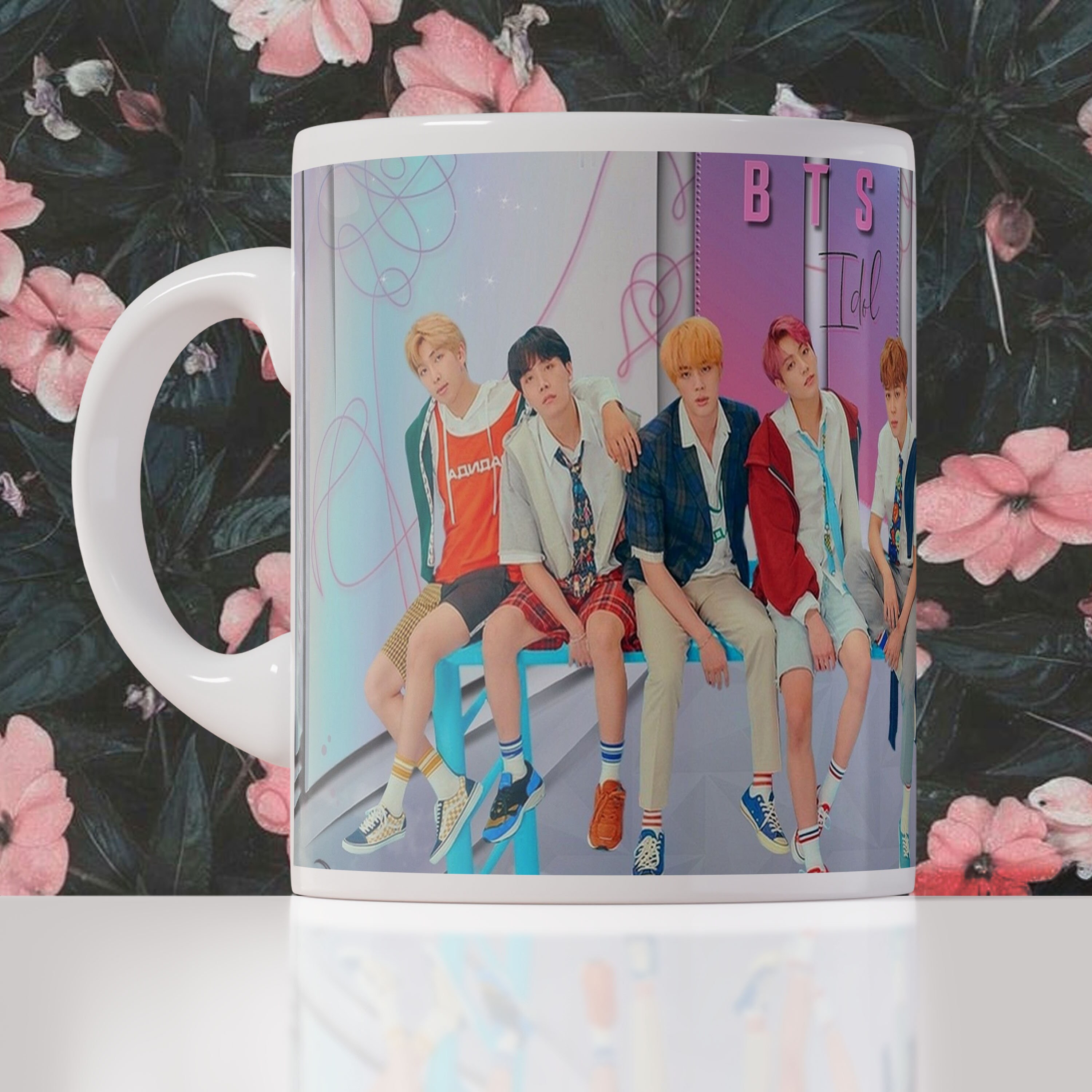 BTS Kpop Music Band Printed Coffee Cup for Army Fans Gift - Etsy