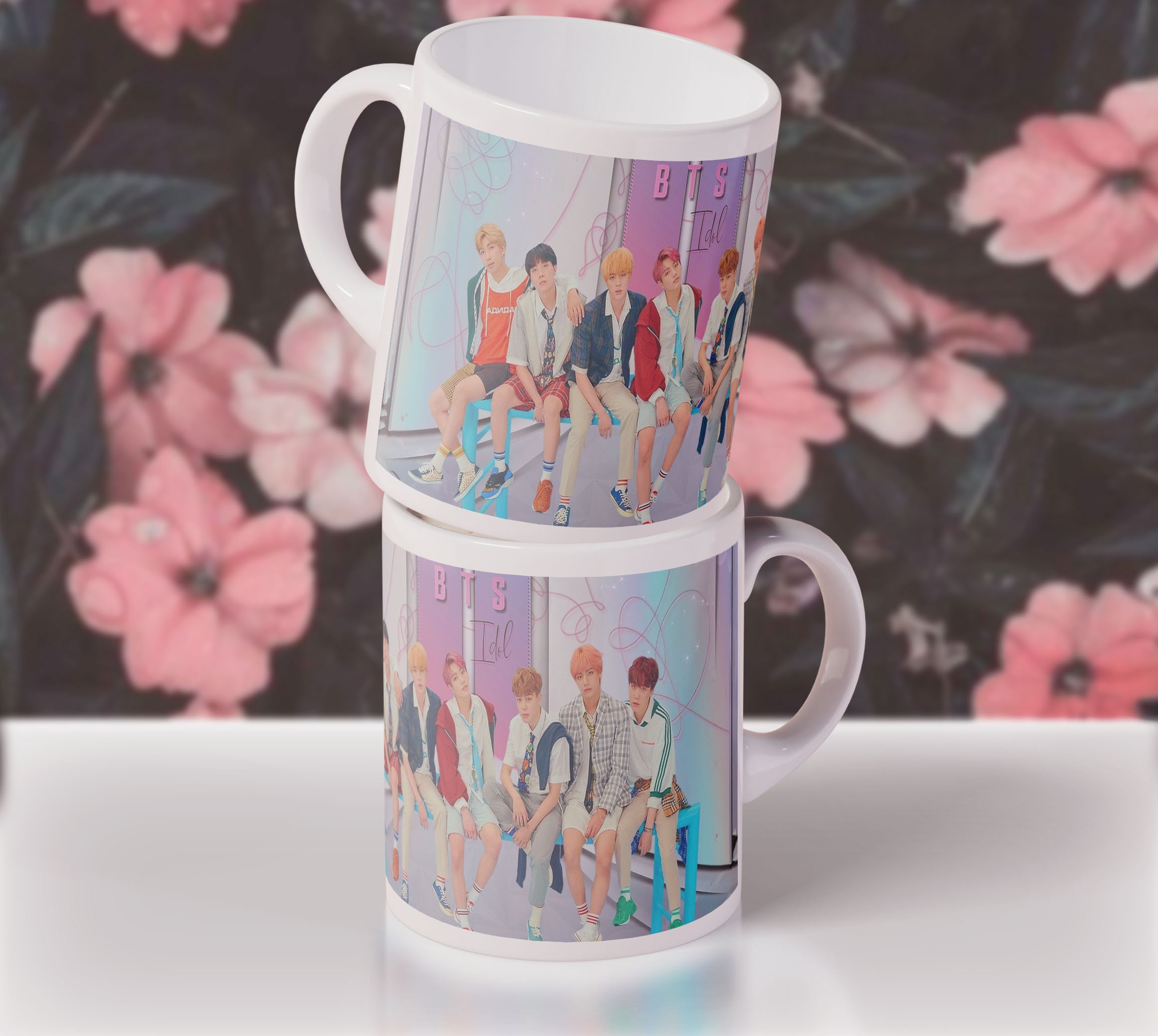 BTS Kpop Music Band Printed Coffee Cup for Army Fans Gift - Etsy