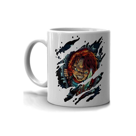 Chucky Halloween Coffee Mug Halloween Tea Cup Halloween - Etsy