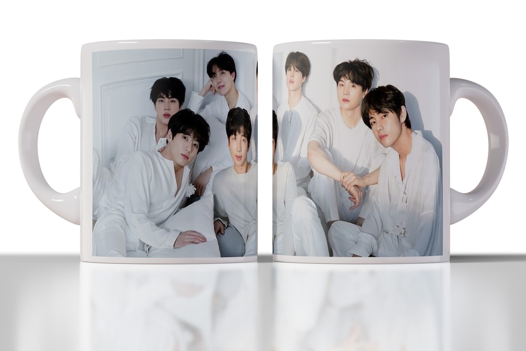 BTS Kpop Music Band Printed Coffee Cup for Army Fans Gift Ideas for Him ...