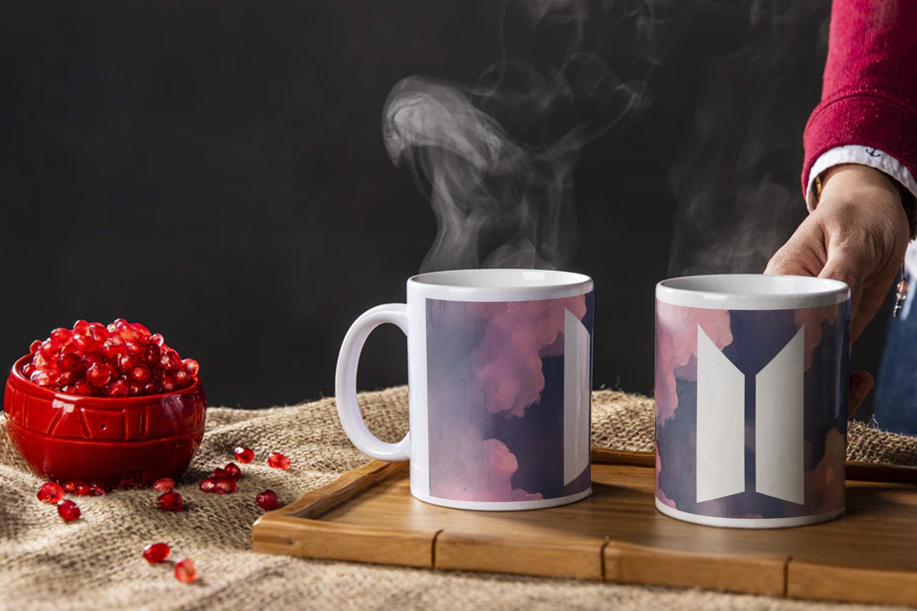 BTS Kpop Music Band Printed Coffee Cup for Army Fans Gift - Etsy