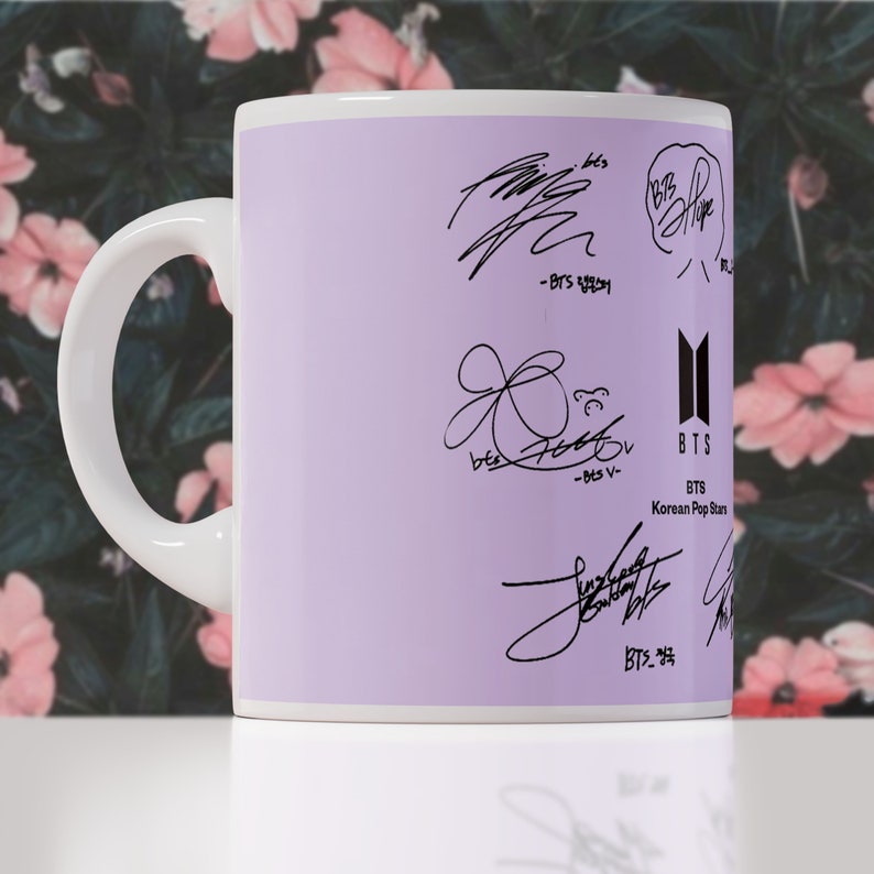 BTS Kpop Music Band Printed Coffee Cup for Army Fans Gift - Etsy