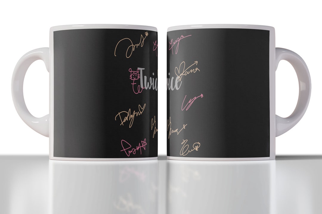 Twice Kpop Music Band Printed Coffee Cup for Fans Gift Ideas for Him ...