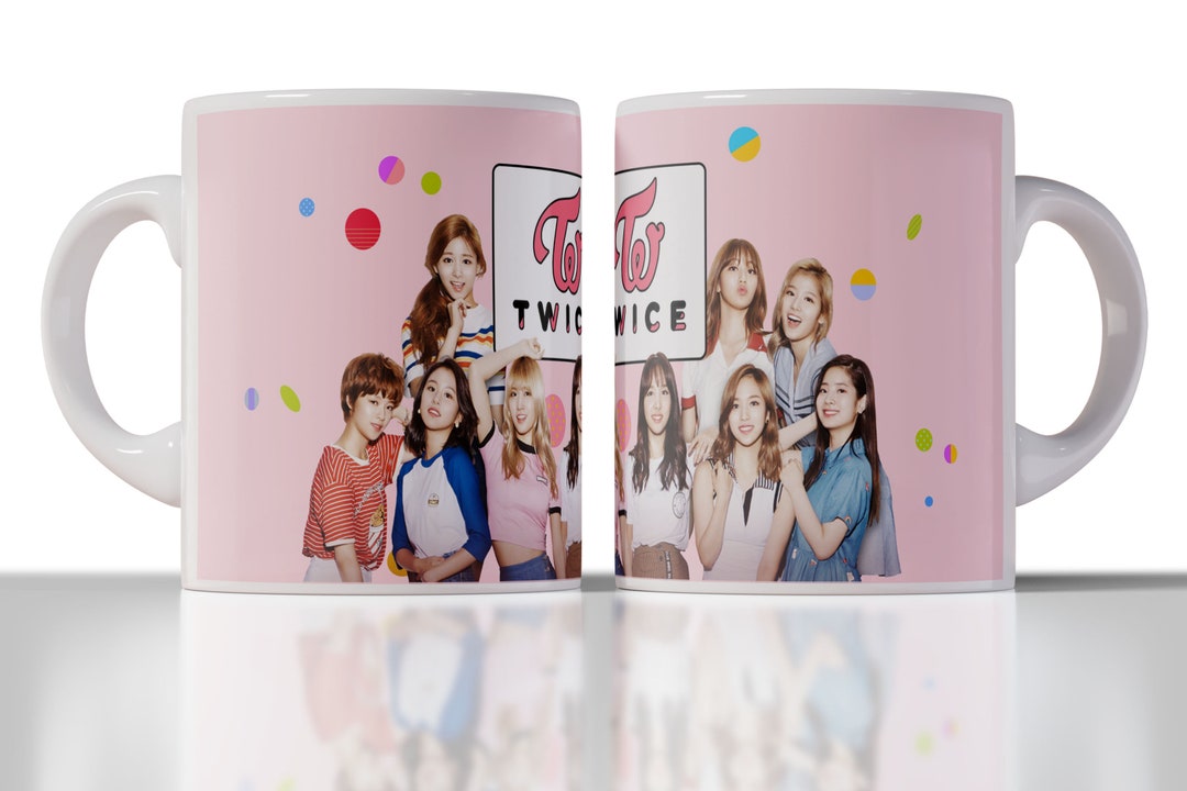 Twice Kpop Music Band Printed Coffee Cup for Fans Gift Ideas for Him ...