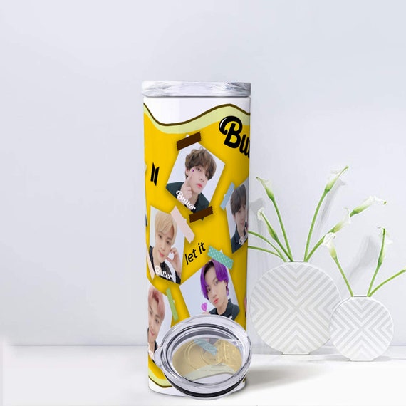 BTS Butter Bottle Tumbler Flasks Stainless Steel Tumbler Cup - Etsy UK