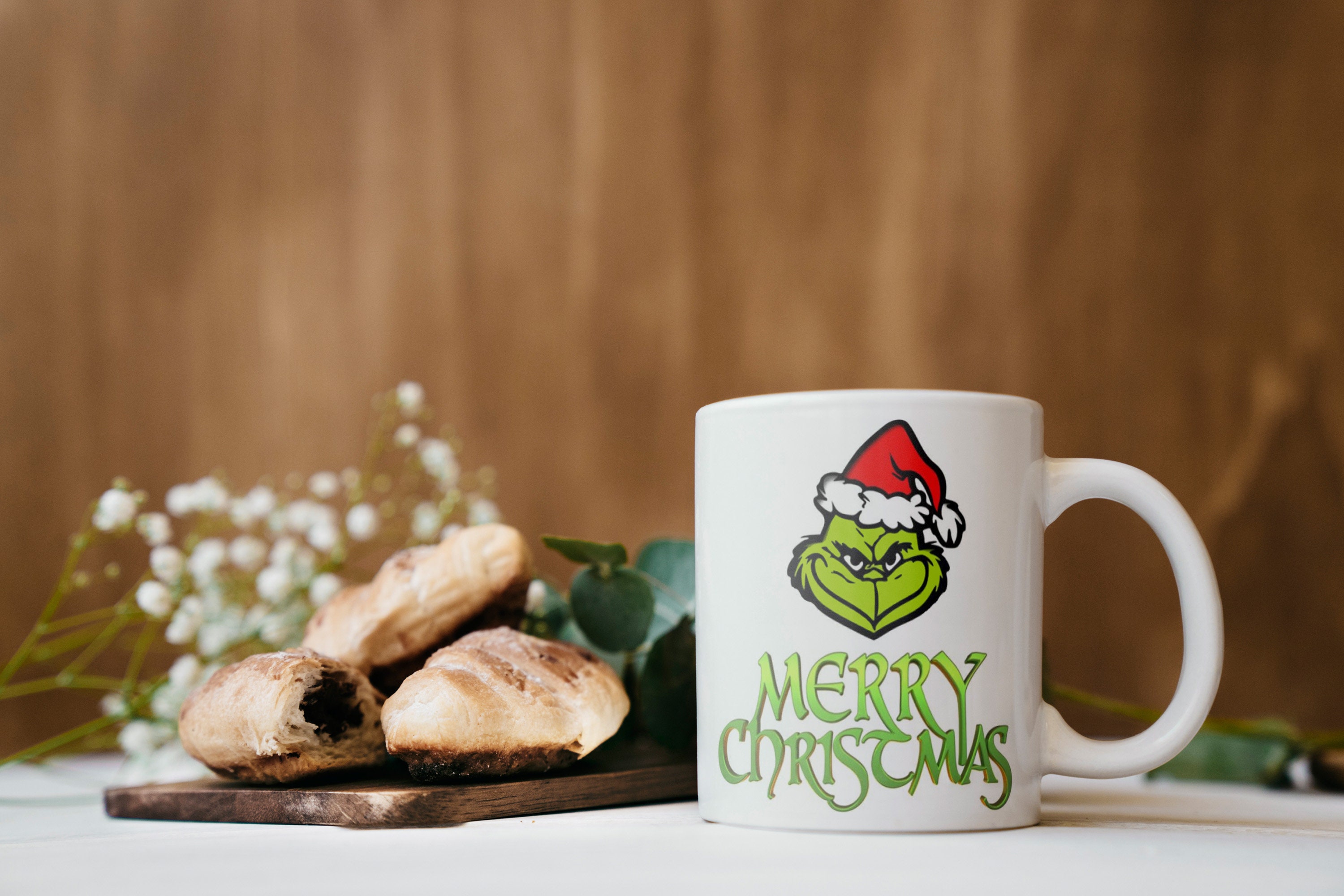 Grinch Merry Xmas Christmas Mug Grinch Design Tea Cup Gift Ideas for ...