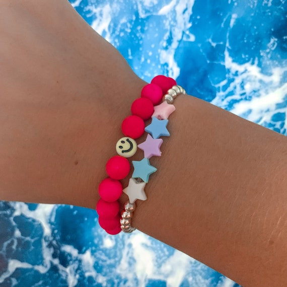 Custom Preppy Bracelet Stack | Etsy