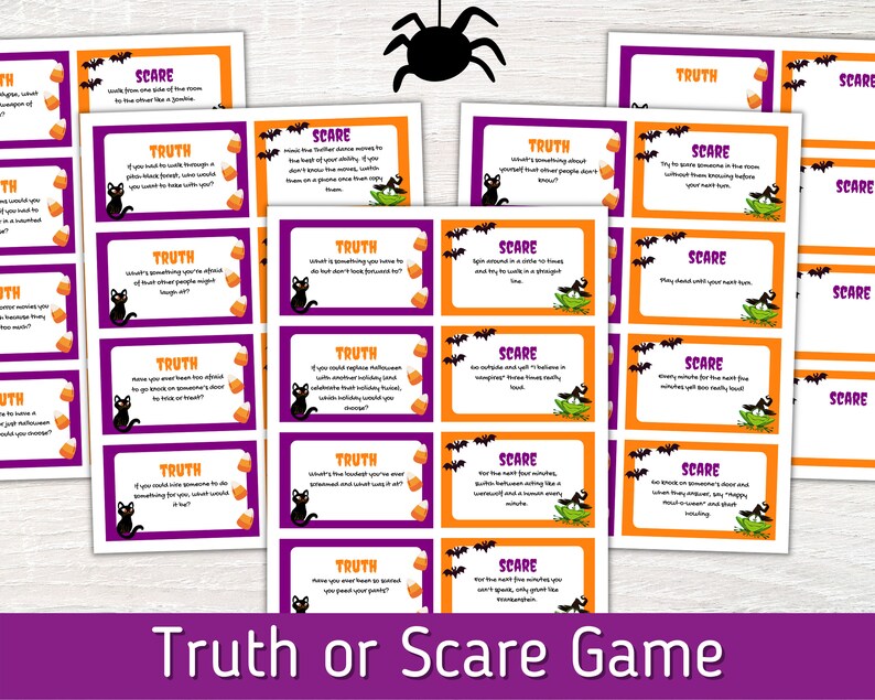 Fun Halloween Games Printable, Halloween Games for Kids, Halloween Game ...