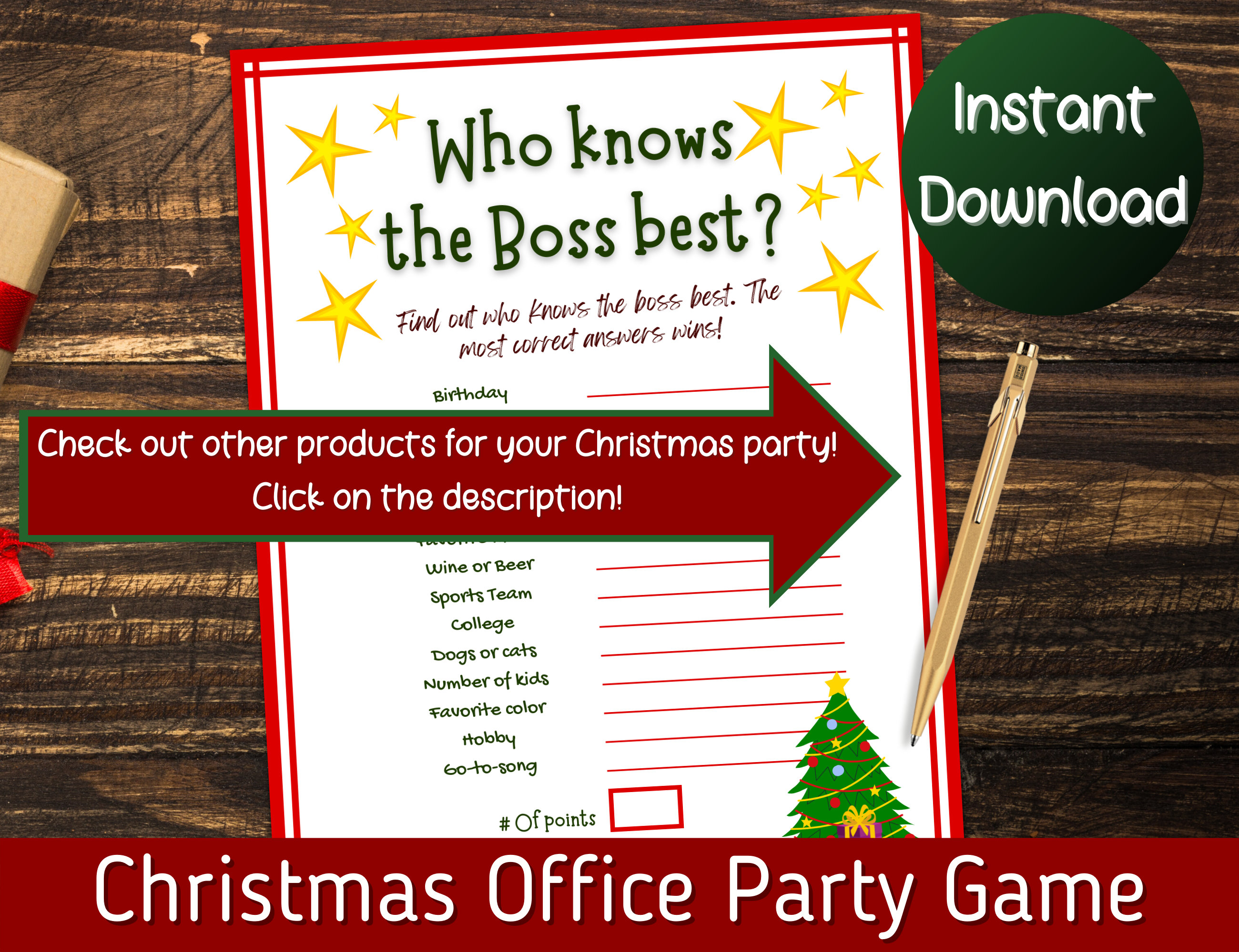Christmas Find the Guest Bingo, Christmas Party Icebreakers, Holiday ...