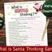 What is Santa Thinking Game, Christmas Game for Adults, Holiday Party ...