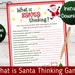What is Santa Thinking Game, Christmas Game for Adults, Holiday Party ...