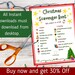 Christmas Scavenger Hunt Printable, Christmas Scavenger Hunt for Kids ...