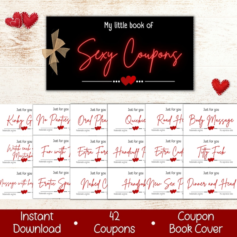 Sexy Coupons Printable - Etsy