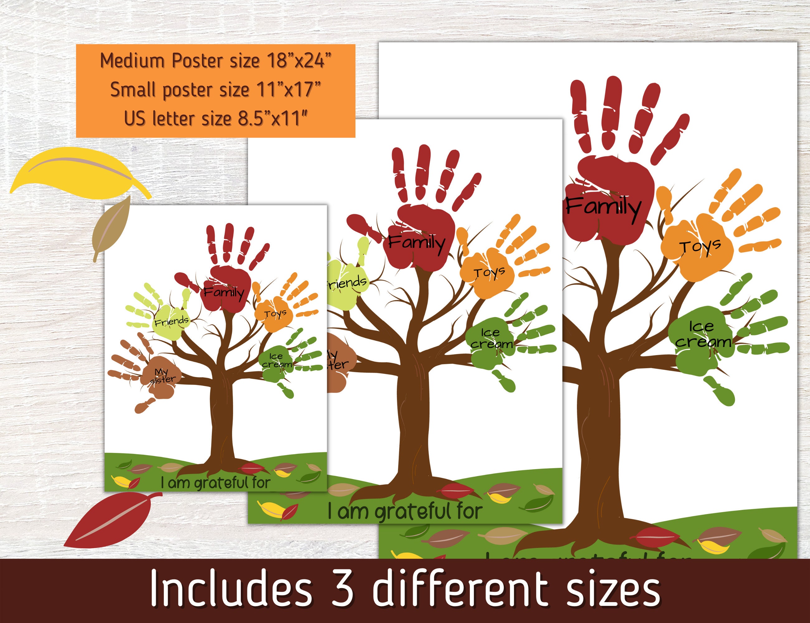 Thanksgiving Handprint Art | Preschool Activity | Fall Handprint Craft ...