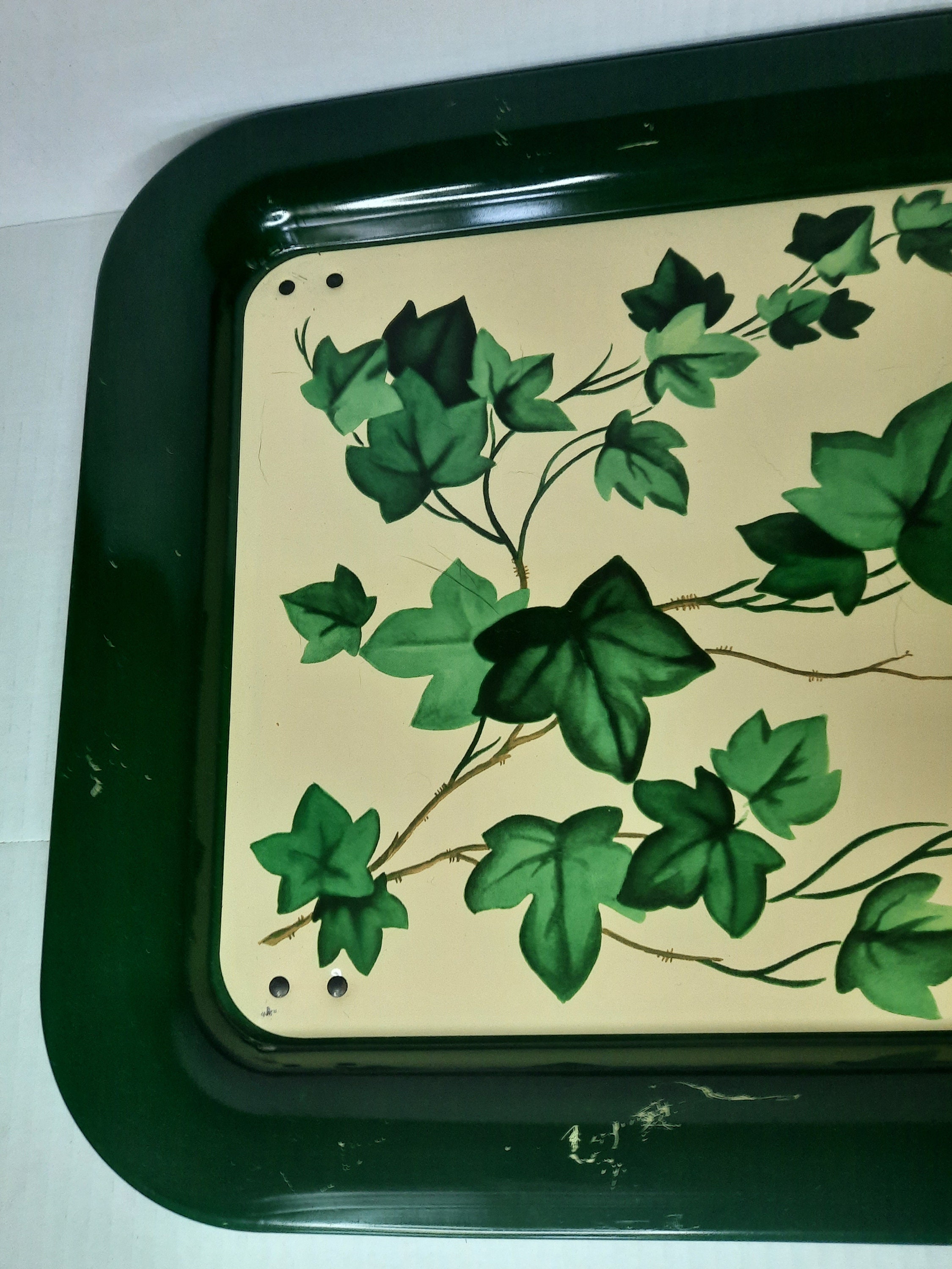 Metal Lap Tray, 1950s Ivy Motif Tray, Folding Tray, Mothers Day Gift ...