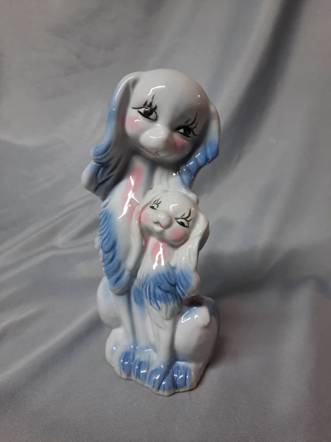 MCM Dog Anamorphic Figurine, Spaniel Dog Statue, Birthday Gift for Mom ...