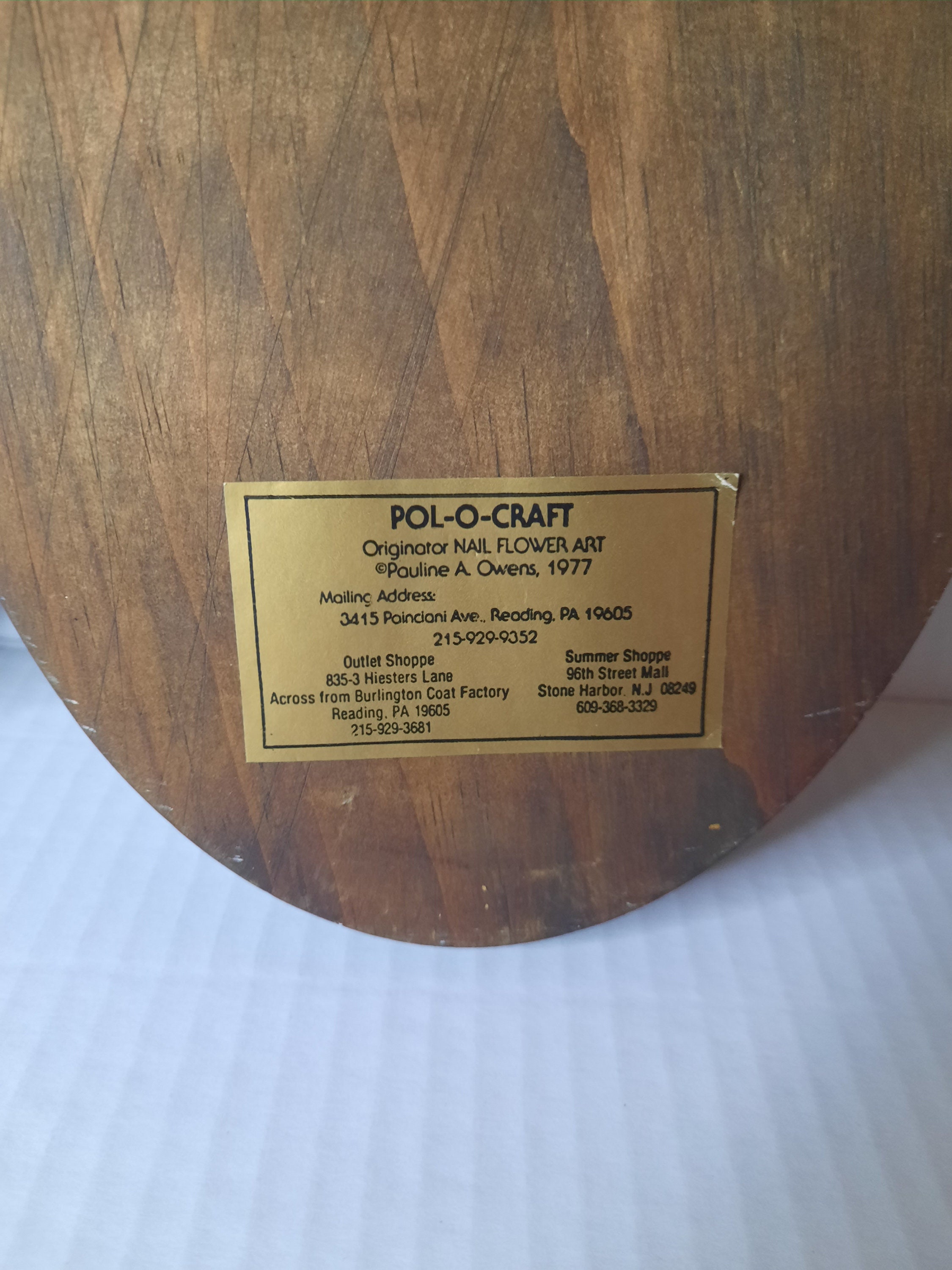 70s Nail Art, Retro Art, Pol O Craft Art, Wall Clock and Plaque ...