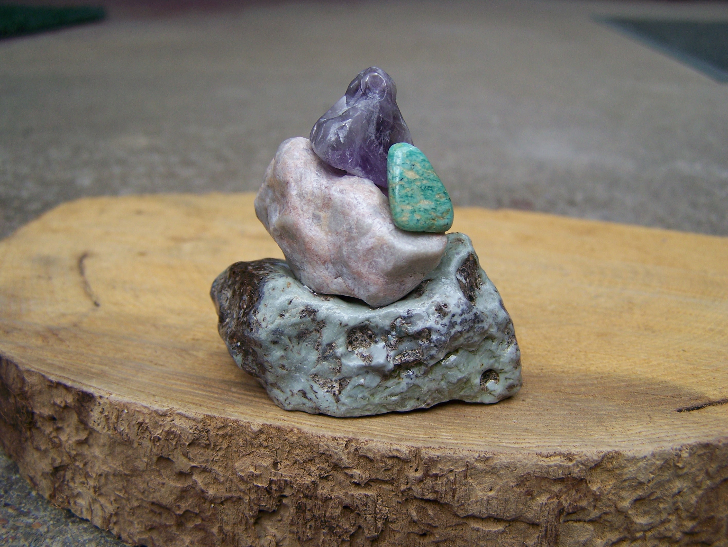 Home & Living Rocks & Geodes Tiny Leland Blue Stone Slag Glass etna.com.pe
