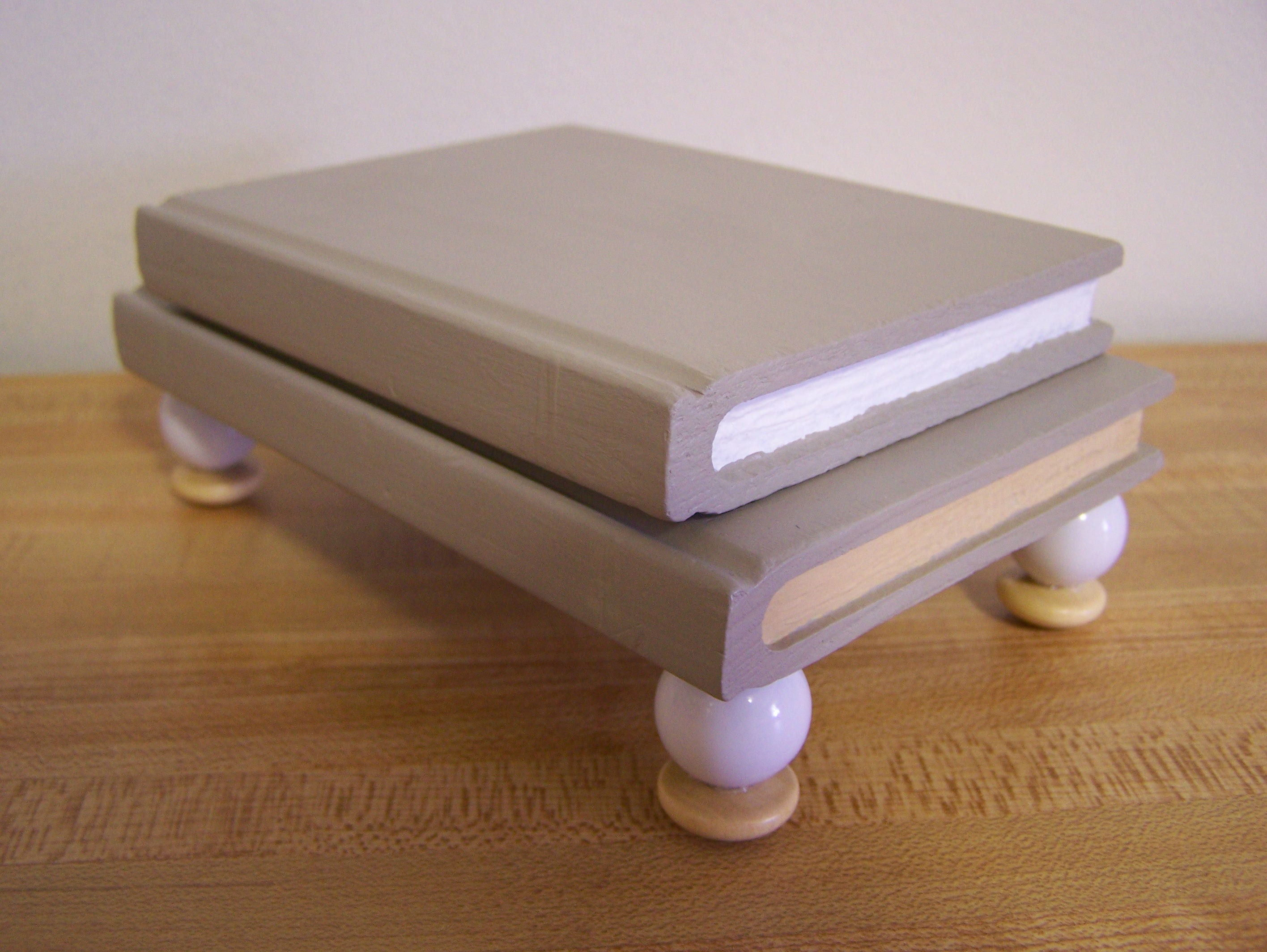 Wooden Riser | Display Stand | Stack of Books | Gift for Book Lover ...
