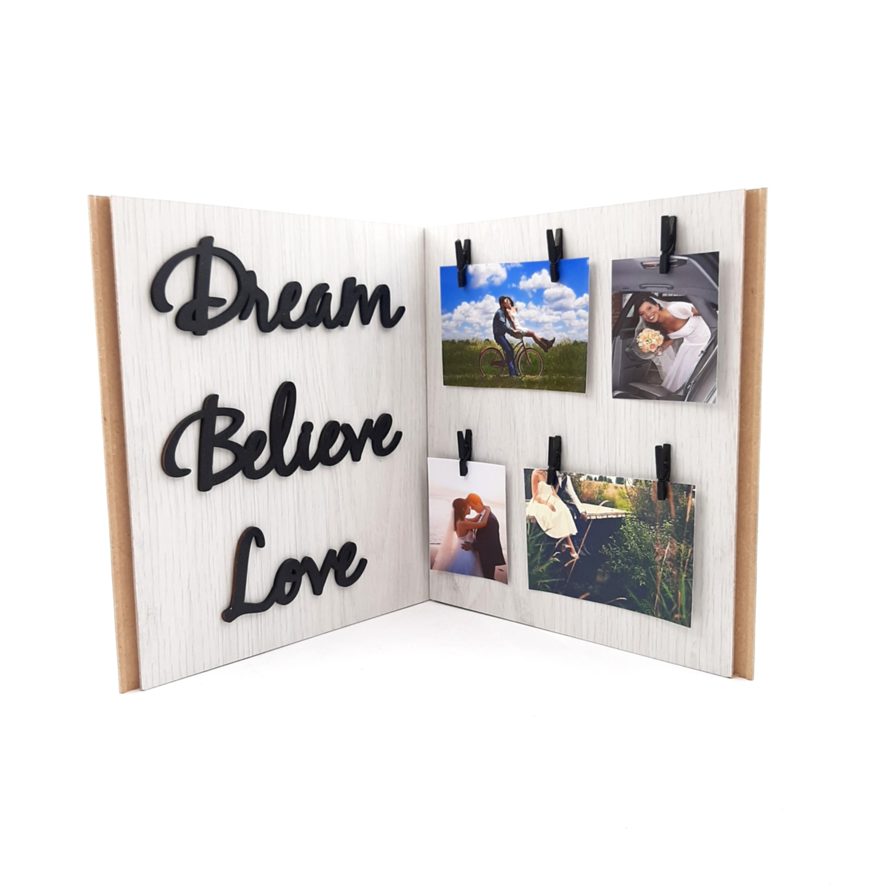 Dream Believe Love Photo Frame Custom Photography Display - Etsy UK