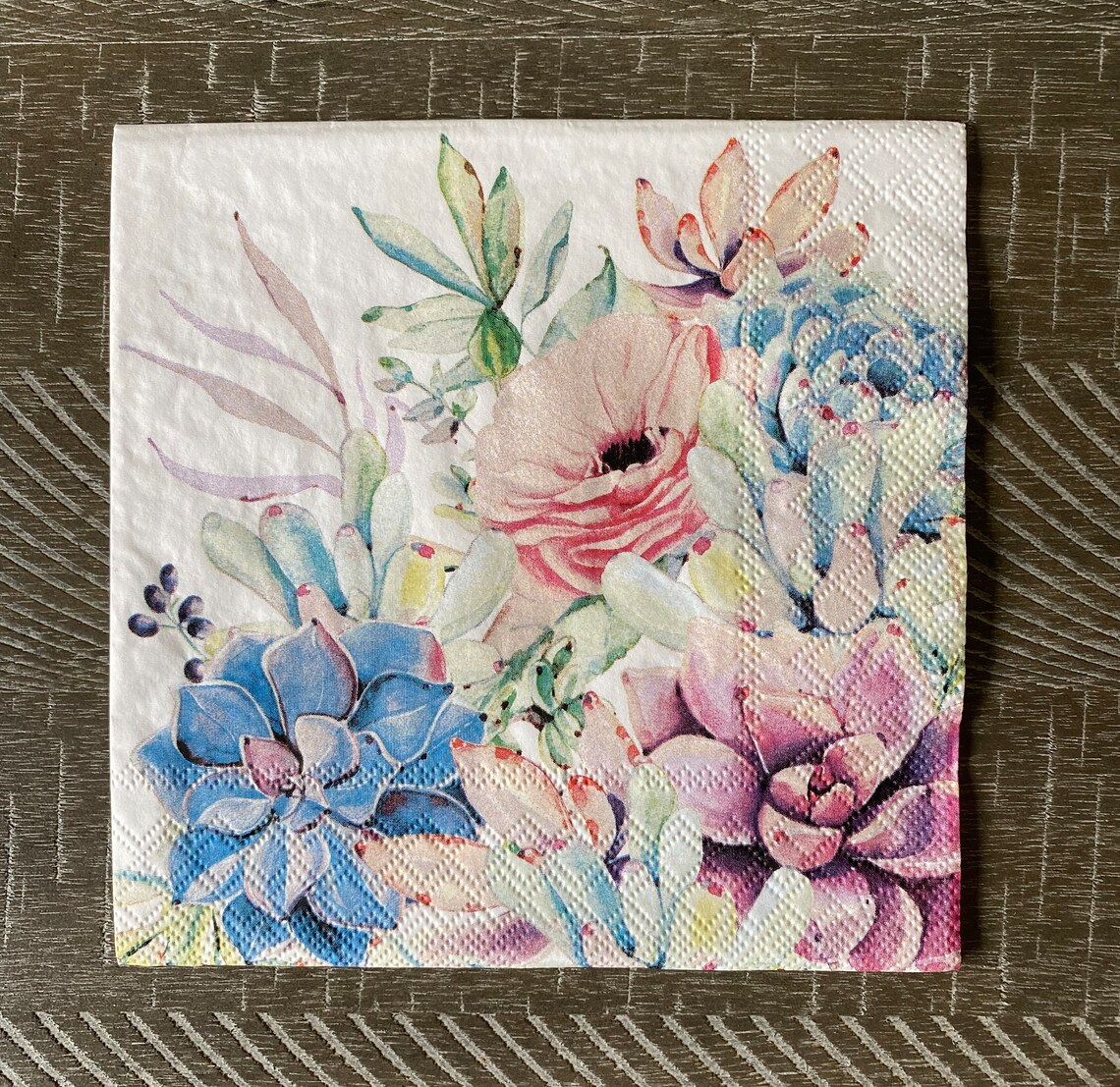Decoupage Napkins, Spring Flowers, Birds, Paper Napkins, Craftsupplies ...