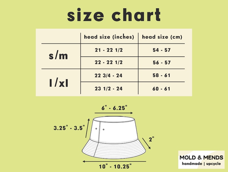 Adult Bucket Hat | Soft Satin Lined | Customizable & Handmade From ...