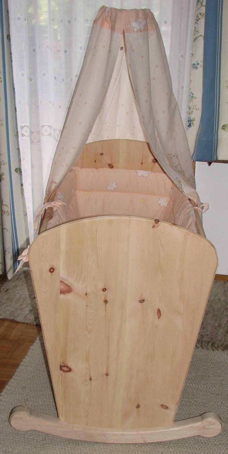 DIY Construction Plan for a Wooden Baby Cradle - Etsy