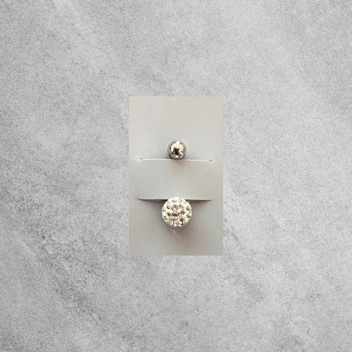 Surgical Stainless Steel Belly Button Piercing 8 Mm Bar - Etsy