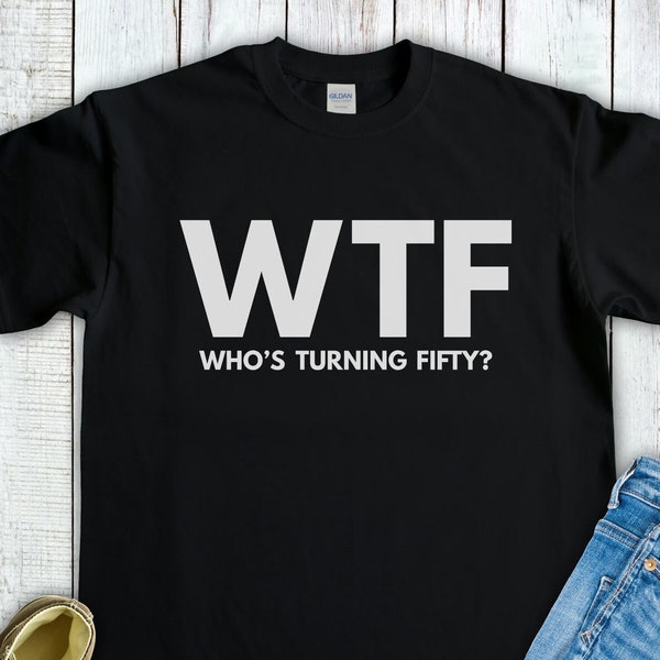 Wtf Whos Turning 50 Svg - Etsy