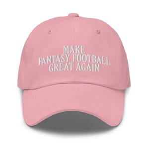 Make Fantasy Football Great Again Hat, Embroidered Dad Cap, Funny ...